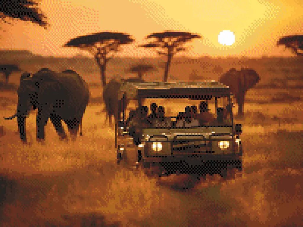 African Safari Adventure - 5D Diamond Painting Kit – Painting Diamonds