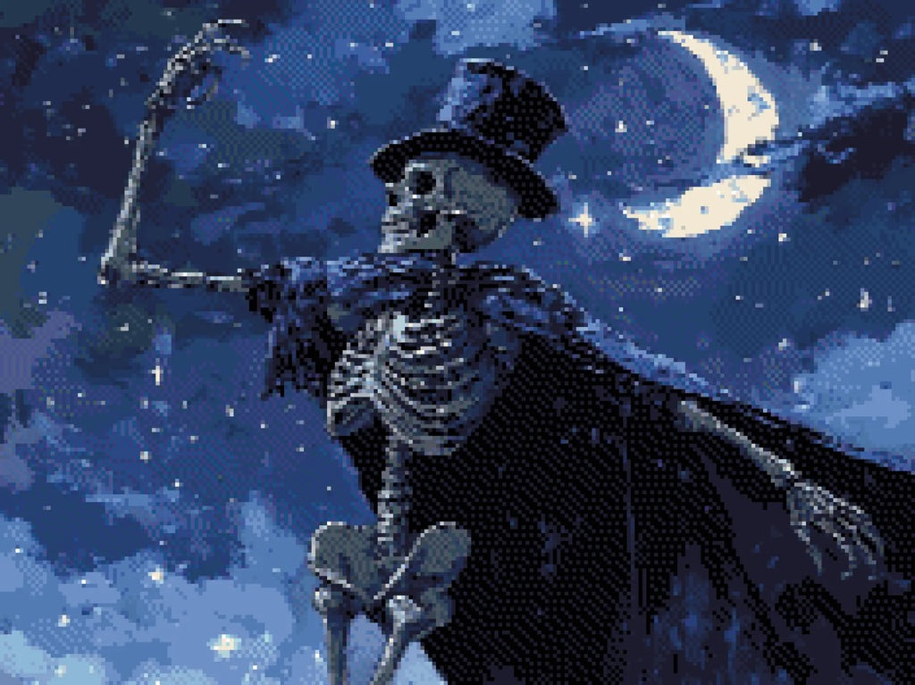 Dancing Skeleton Night - Diamond Painting Kit – Painting Diamonds