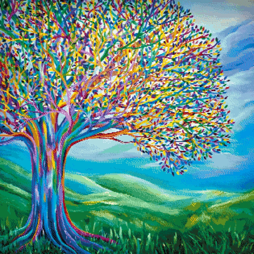 Rainbow Tree - 5D Diamond Painting Kit – Painting Diamonds