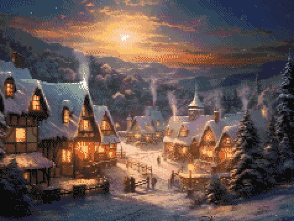 Winter's Embrace - 5D Diamond Painting Kit – Painting Diamonds